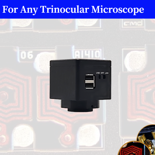 For C-mount Microscopes or Lens